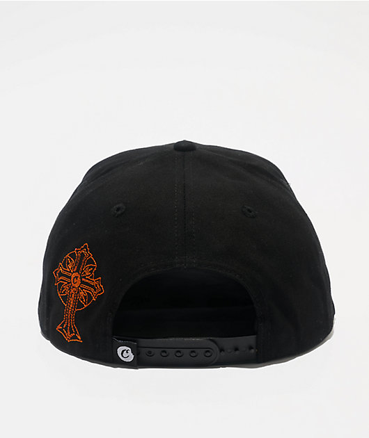 Cookies World On Fire Black Snapback Hat | Zumiez