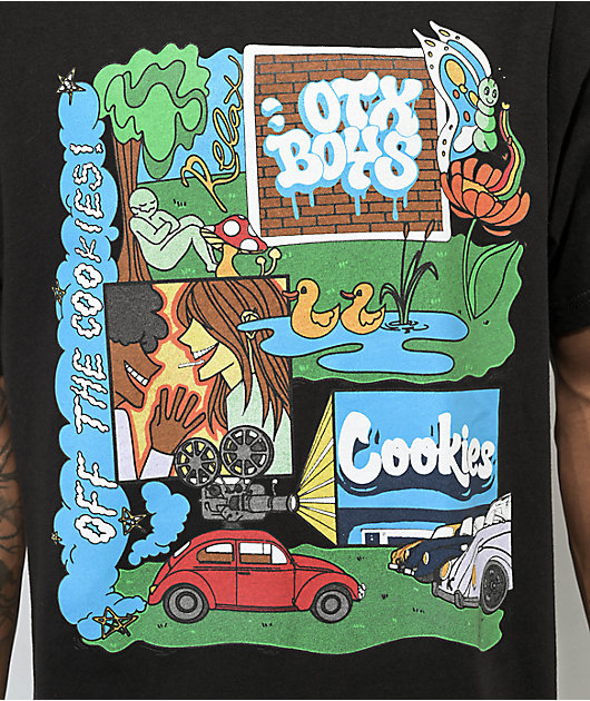 Cookies x OTXBOYZ Collage Black T-Shirt | Zumiez