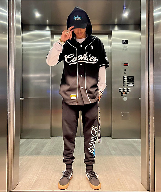 Cookies x OTXBOYZ Graffiti Paint Black Sweatpants | Zumiez