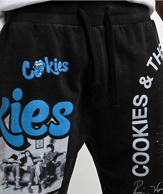 Cookies x The Rolling Stones Arch Black Sweat Shorts | Zumiez