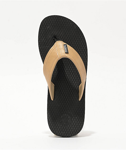 Cords Surf N Turf Black & Tan Sandals | Zumiez