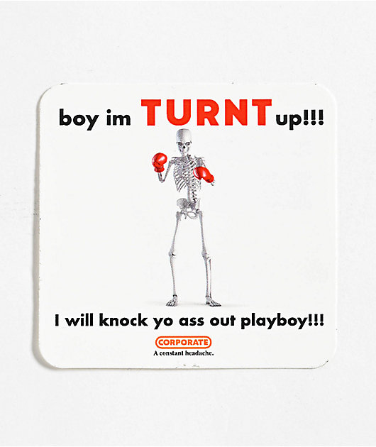 Corporate Turnt Sticker | Zumiez