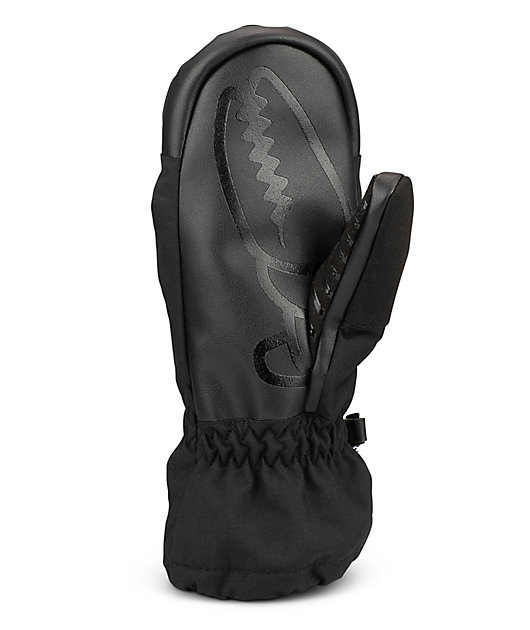 Crab Grab Kids Cinch Black Snowboard Mittens | Zumiez