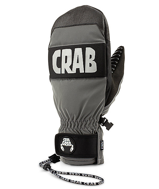 Crab Grab Punch Reflective Snowboard Mittens | Zumiez