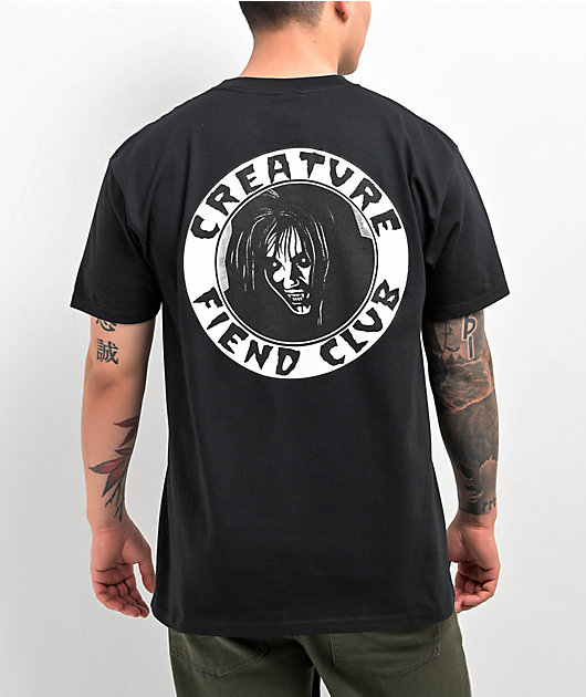 Creature Fiend Club Relic Black T-Shirt | Zumiez