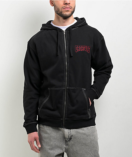 Creature Prequel Patch Black Zip Hoodie | Zumiez