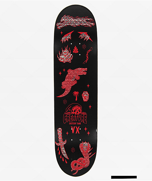 Creature x Sketchy Tank Martinez Trippy Tanks VX 8.5" Skateboard Deck ...