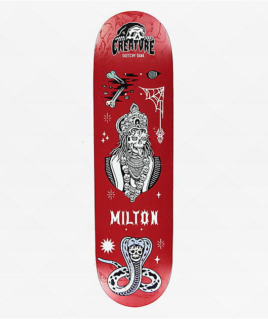 Creature x Sketchy Tank Martinez Trippy Tanks VX 8.5" Skateboard Deck ...
