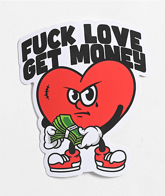 Crime Is Fun Get Money Sticker | Zumiez