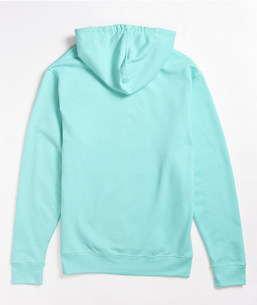 D.R.E.A.M Bad for My Mental Health Mint Blue Hoodie | Zumiez