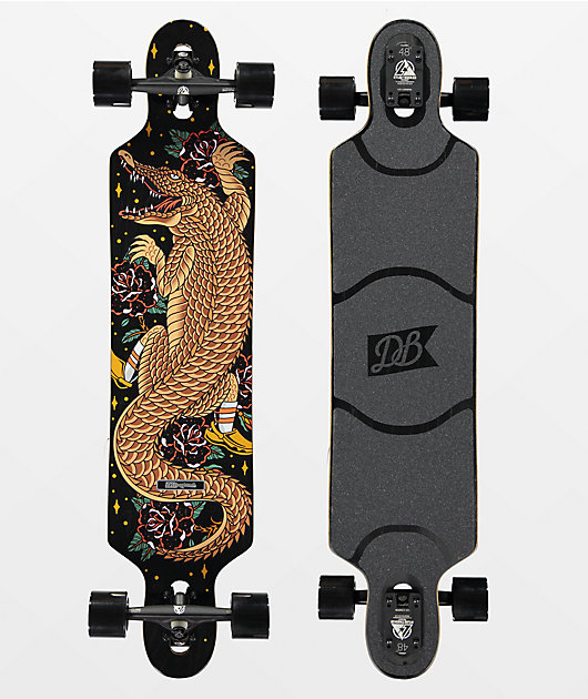 DB Longboards Crocs 40" Double Drop Longboard Complete | Zumiez