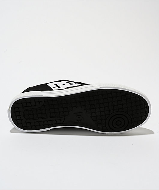 DC Chelsea TX Black & White Skate Shoes | Zumiez