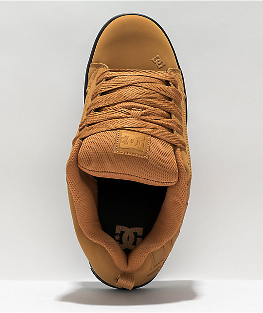 DC Court Graffik Wheat & Black Skate Shoes | Zumiez