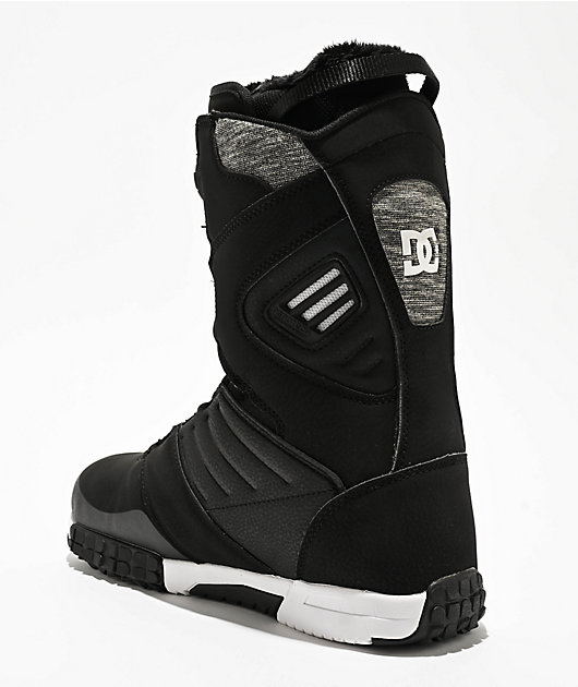 DC Judge Boa Black & White Snowboard Boots | Zumiez