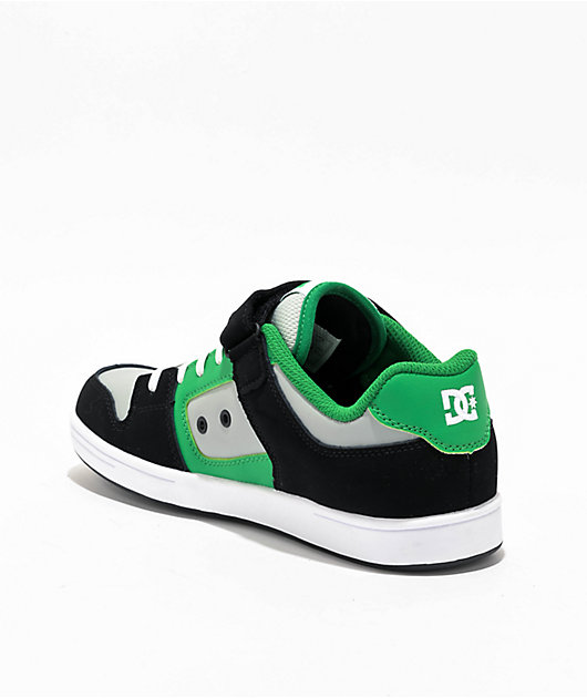 DC Kids Manteca 4 V Green & Black Skate Shoes | Zumiez