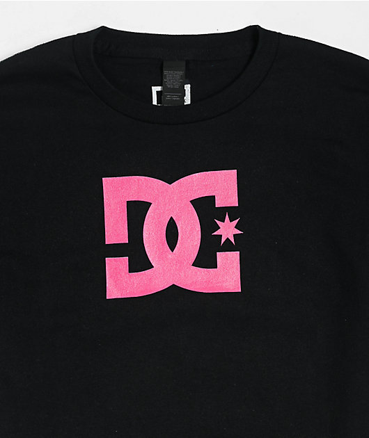 DC Kids Star Black & Pink T-Shirt | Zumiez