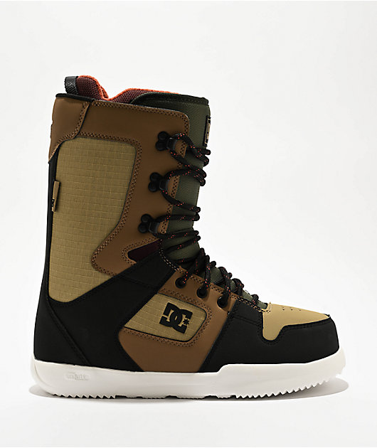 DC Phase Brown & Green Snowboard Boots | Zumiez