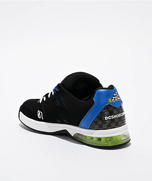 DC Versatile Le Black, Blue, & White Skate Shoes | Zumiez