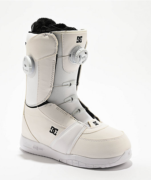 DC Womens Lotus Double Boa White Snowboard Boots | Zumiez