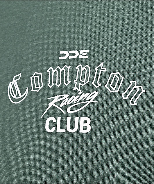 DDE Compton Racing Dark Green T-Shirt | Zumiez