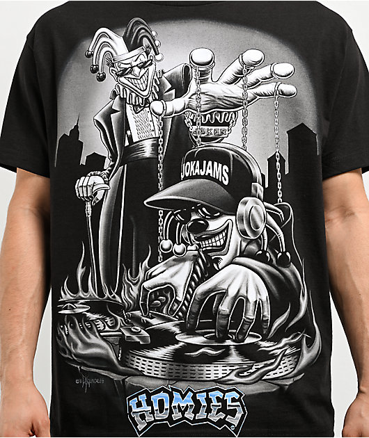 DGA Homies Joka Jams Black T-Shirt | Zumiez