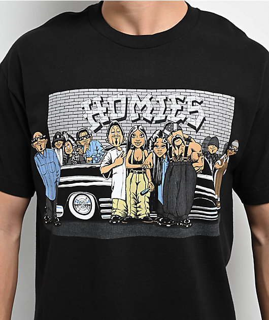 DGA Homies Wall Black T-Shirt | Zumiez