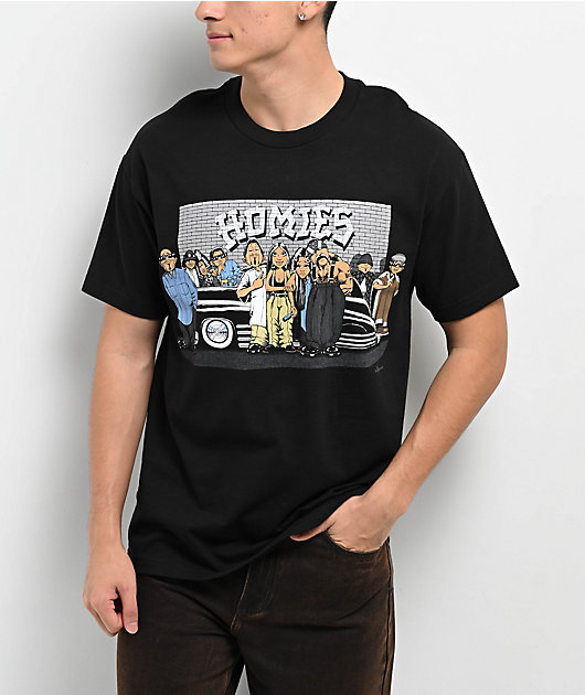 DGA Homies Wall Black T-Shirt | Zumiez