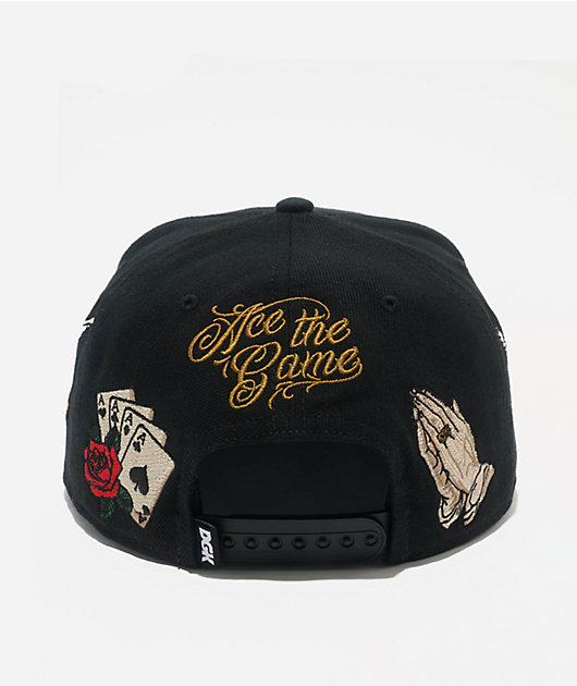 DGK Aces Black Snapback Hat | Zumiez