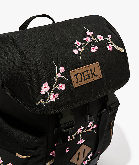 DGK Blossom Black Top Load Backpack | Zumiez