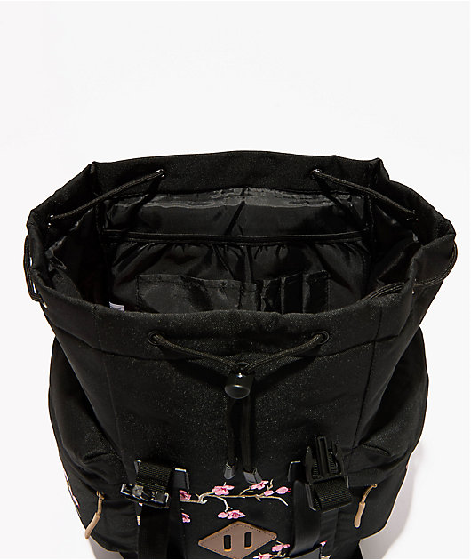 DGK Blossom Black Top Load Backpack | Zumiez