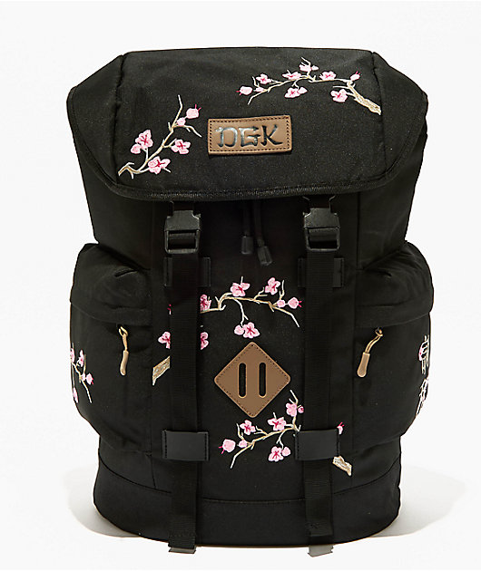 DGK Blossom Black Top Load Backpack | Zumiez