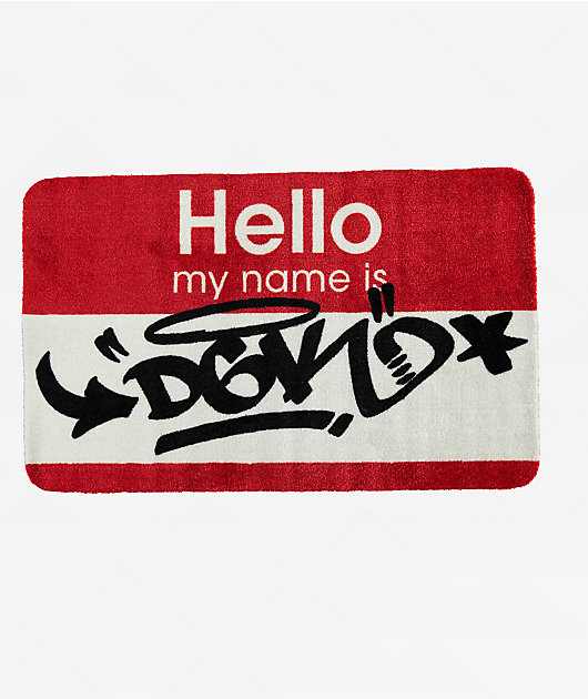 DGK Hello My Name Is Rug | Zumiez