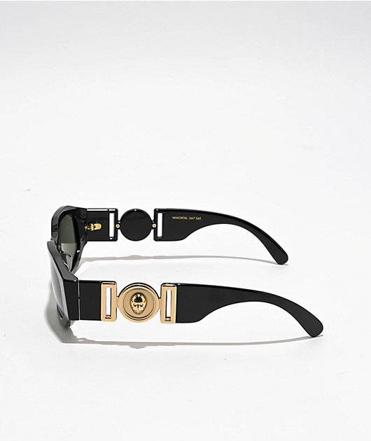 DGK Immortal Black & Gold Sunglasses | Zumiez