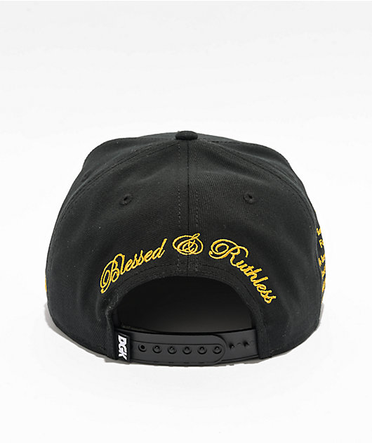 DGK Mercy Black Snapback Hat | Zumiez