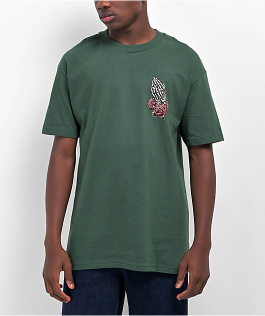 DGK Pray Forest Green T-Shirt | Zumiez