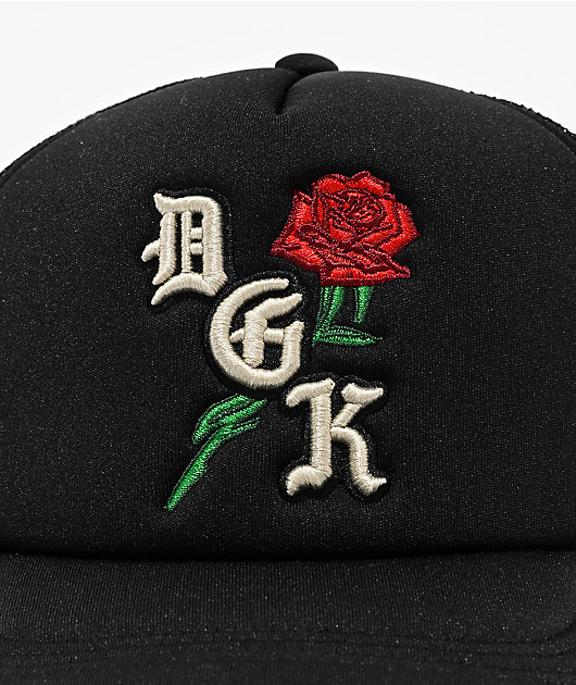 DGK Represent Black Trucker Hat | Zumiez