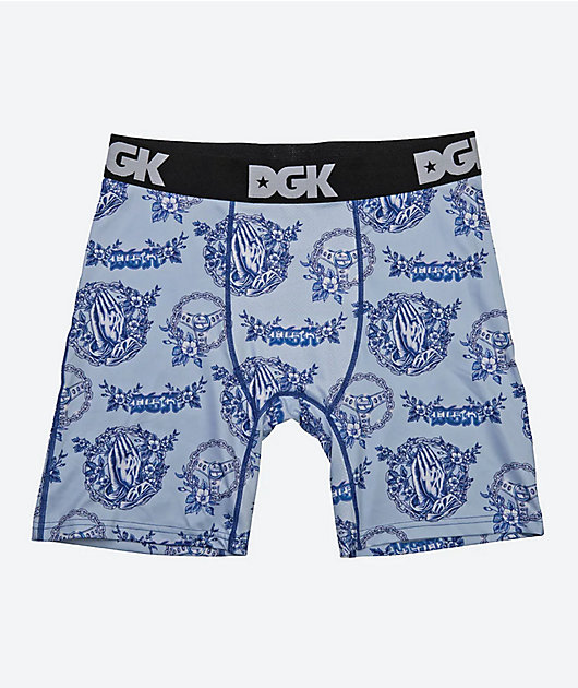 DGK Rollin' Low Blue Boxer Briefs | Zumiez