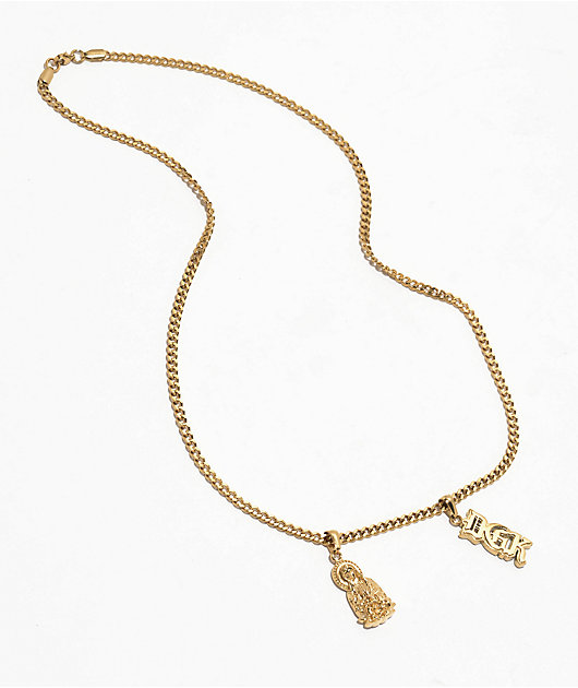 DGK Santa Maria 22" Gold Necklace | Zumiez