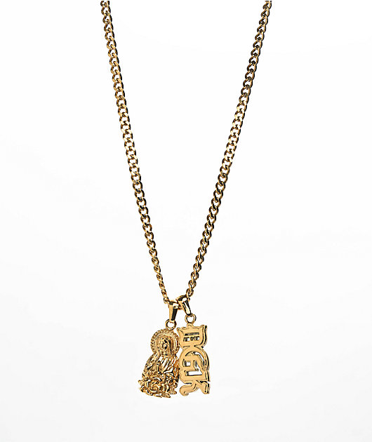 DGK Santa Maria 22" Gold Necklace | Zumiez