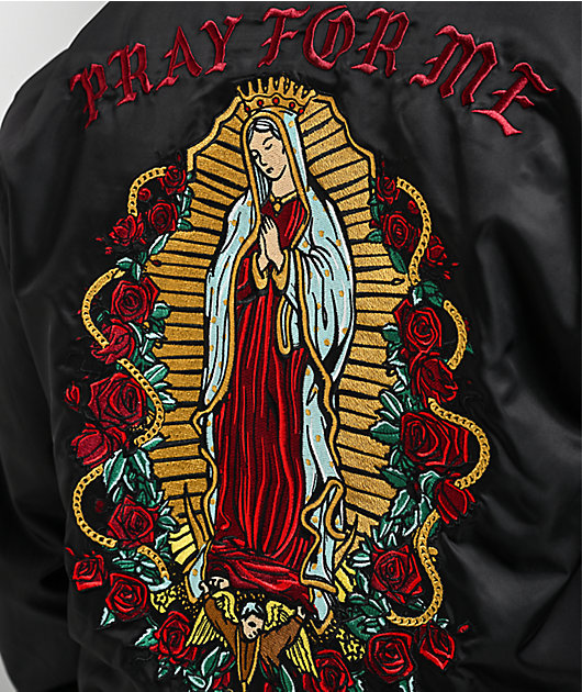DGK Santa Maria Black & Red Varsity Jacket | Zumiez