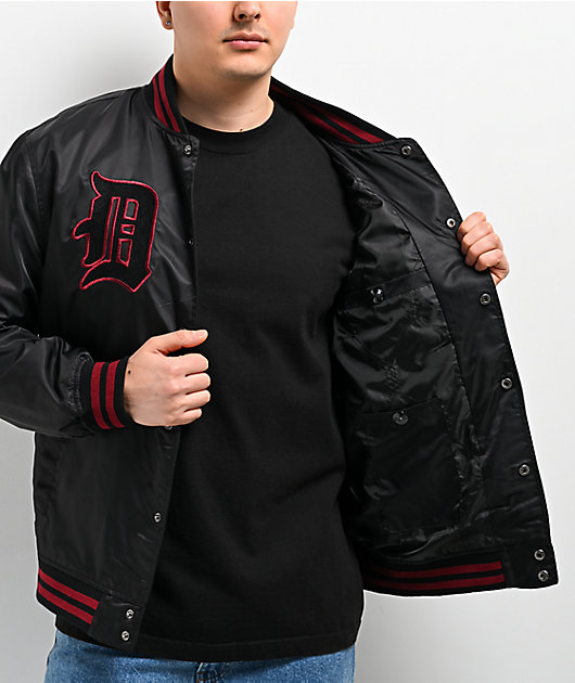 DGK Santa Maria Black & Red Varsity Jacket | Zumiez