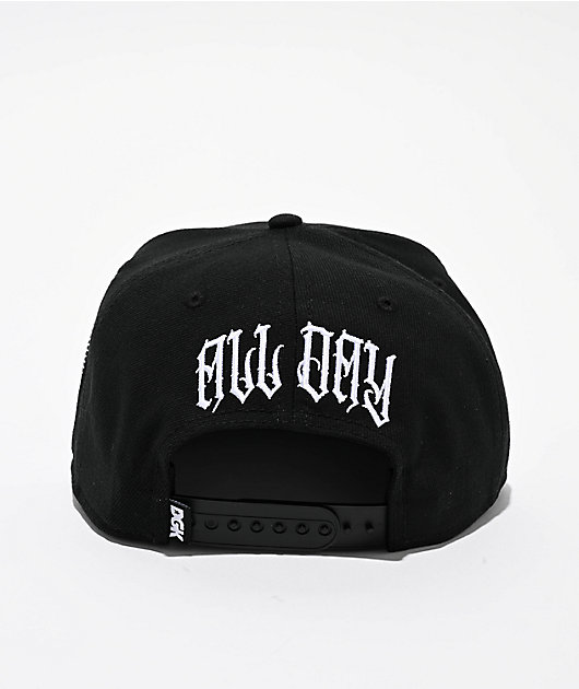 DGK Santa Maria Black Snapback Hat | Zumiez