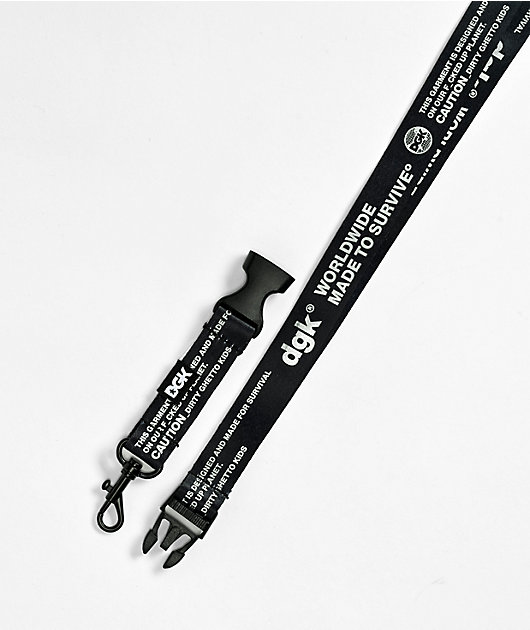 DGK Survival Black Lanyard | Zumiez