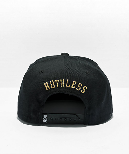 DGK Unseen Black Snapback Hat