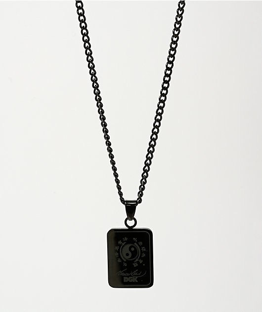 DGK x Bruce Lee Dragon Lenticular 22" Black Chain Necklace | Zumiez