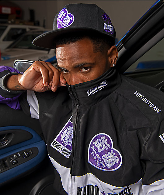 DGK x Kaido House Roulette Racer Black Racing Jacket | Zumiez