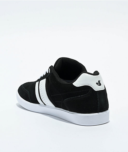 DVS Milan CS Black & White Skate Shoes | Zumiez
