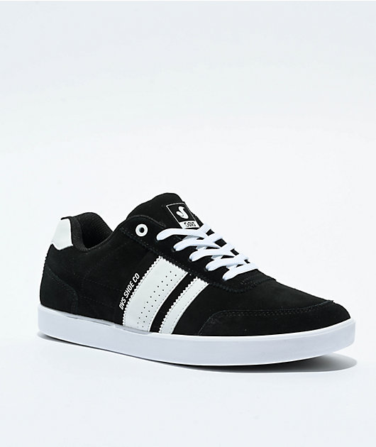 DVS Milan CS Black & White Skate Shoes | Zumiez