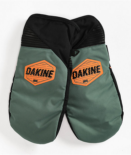 Dakine Crossfire Green Snowboard Mittens | Zumiez