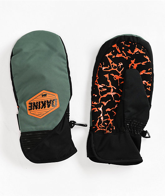 Dakine Crossfire Green Snowboard Mittens | Zumiez